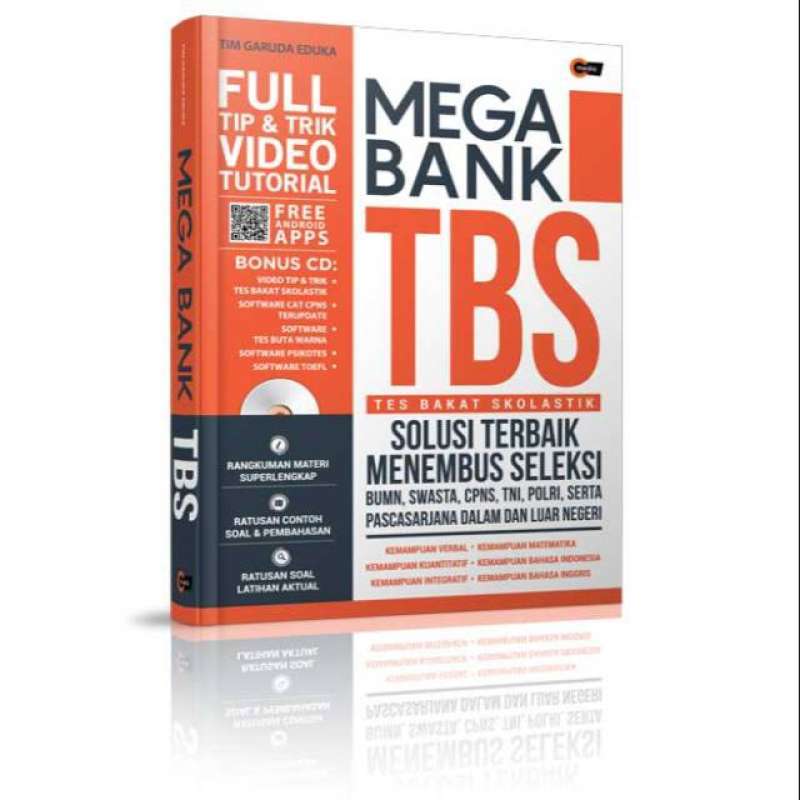 Jual MEGA BANK TPS / TBS (TES BAKAT SKOLASTIK) [BONUS CD] - Tim Garuda ...