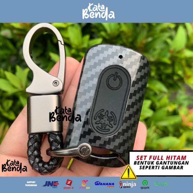 Promo COVER REMOTE CARBON NMAX AEROX CONNECTED KUNCI XMAX KEYLESS - Set ...