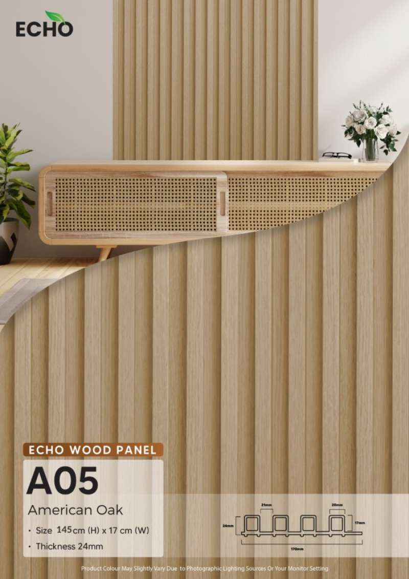 Promo WALLPANEL ECHOWOOD WALL PANEL PVC MOTIF KAYU/ WALLPANEL HIASAN ...