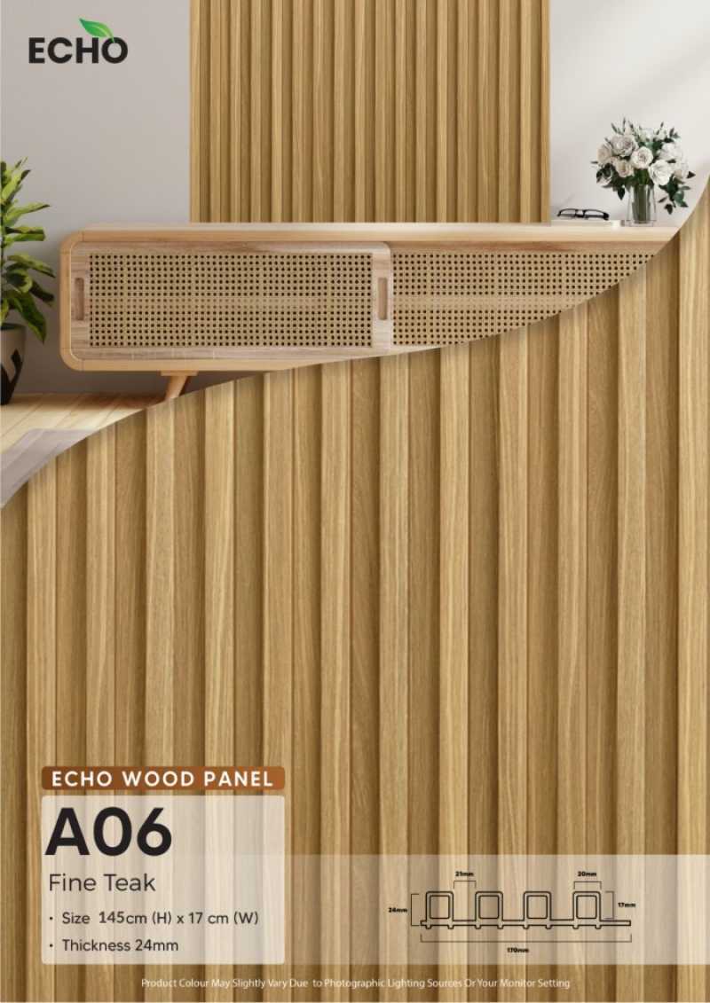 Promo WALLPANEL ECHOWOOD WALL PANEL PVC MOTIF KAYU/ WALLPANEL HIASAN ...