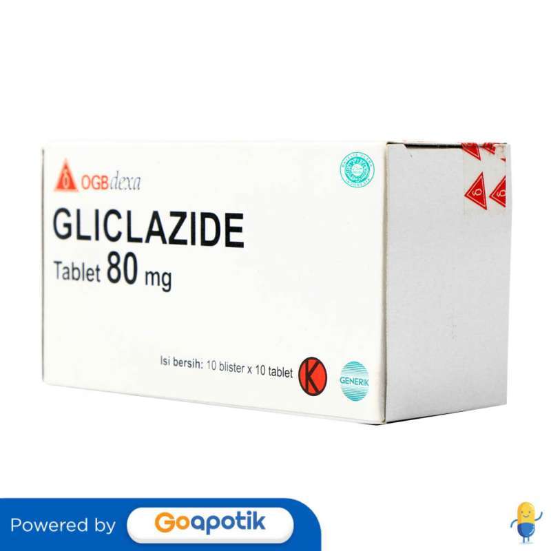 Jual GLICLAZIDE OGB DEXA MEDICA 80 MG BOX 100 TABLET di Seller Apotek ...
