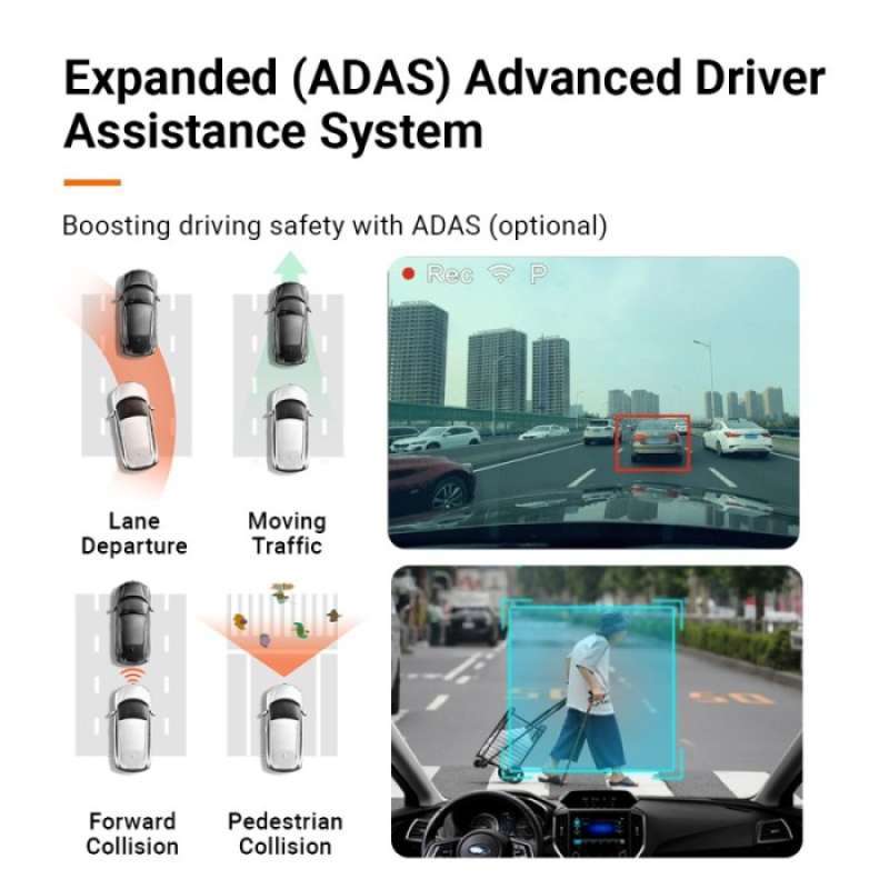 Promo Baru 70Mai M500 Dash Cam 1944P Gps Built-In 64G Fov 170 Voice Control Adas Terbaik Diskon ...