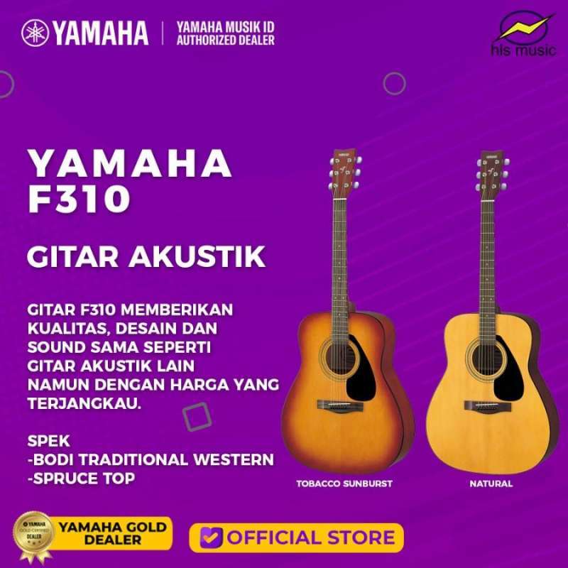Promo Yamaha F310 Gitar Akustik Diskon 18% Di Seller Hls Music Official ...