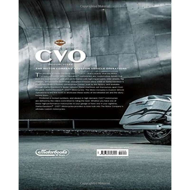 Jual Book Harley-davidson Cvo Motorcycles - The Motor Company's Custom ...