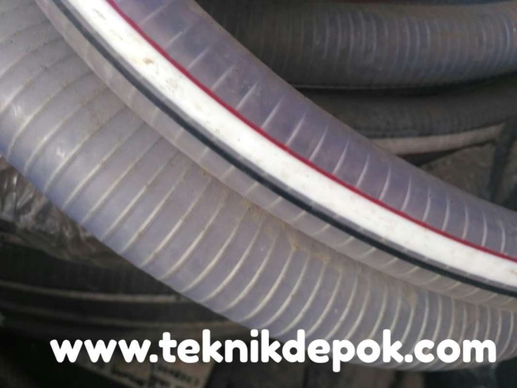 Promo selang bensin 1 inch KFW kawat putih hose kimia aliran oli minyak ...