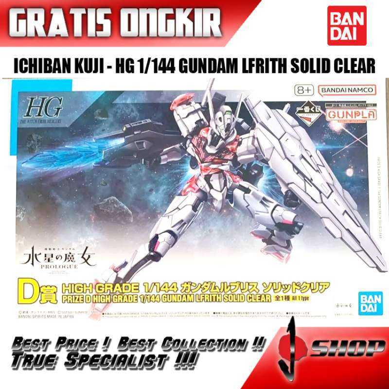 Jual ICHIBAN KUJI - HG 1/144 GUNDAM LFRITH SOLID CLEAR di Seller J-SHOP ...
