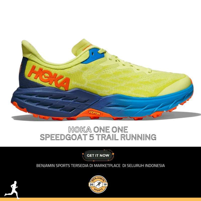 Promo Hoka speedgoat 5 Mens trail running original BNIB Resmi Authentic ...
