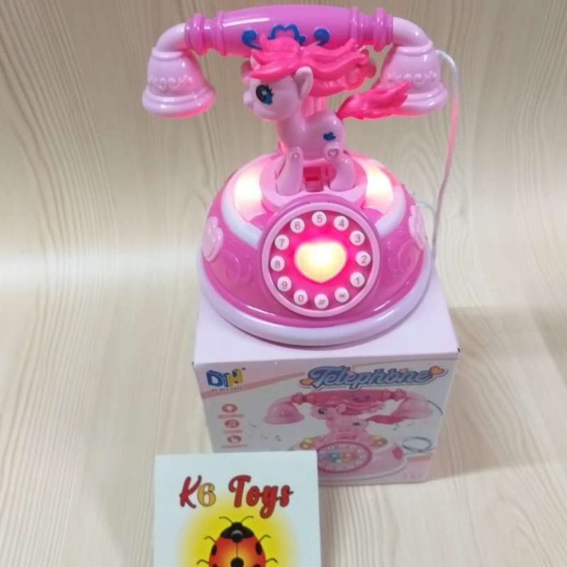 Promo Mainan Telepon Anak Kuda Pony Mainan Telepon ada musik ...