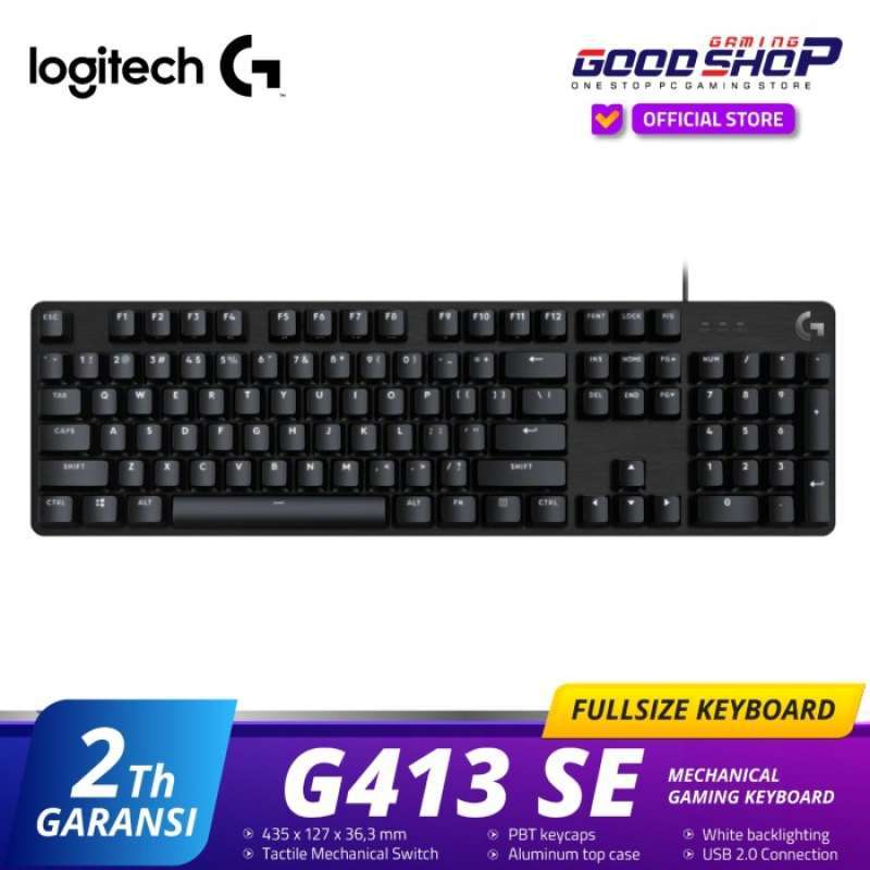 Promo Logitech G413 SE Fullsize Mechanical - Gaming Keyboard Diskon 9% ...