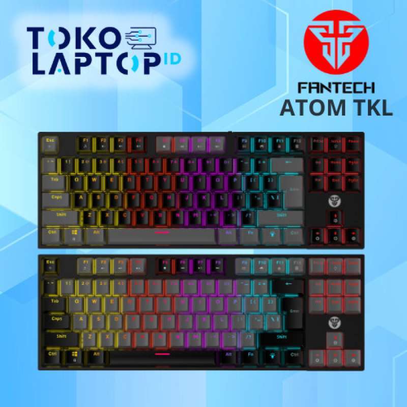 Promo Fantech ATOM TKL MK876 RGB Gaming Mechanical Keyboard Diskon 9% ...