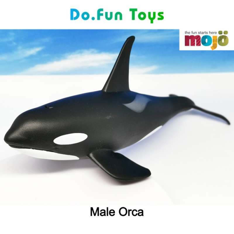 Promo Male Orca Animal Figure / Miniatur Binatang Paus Pembunuh by MOJO ...