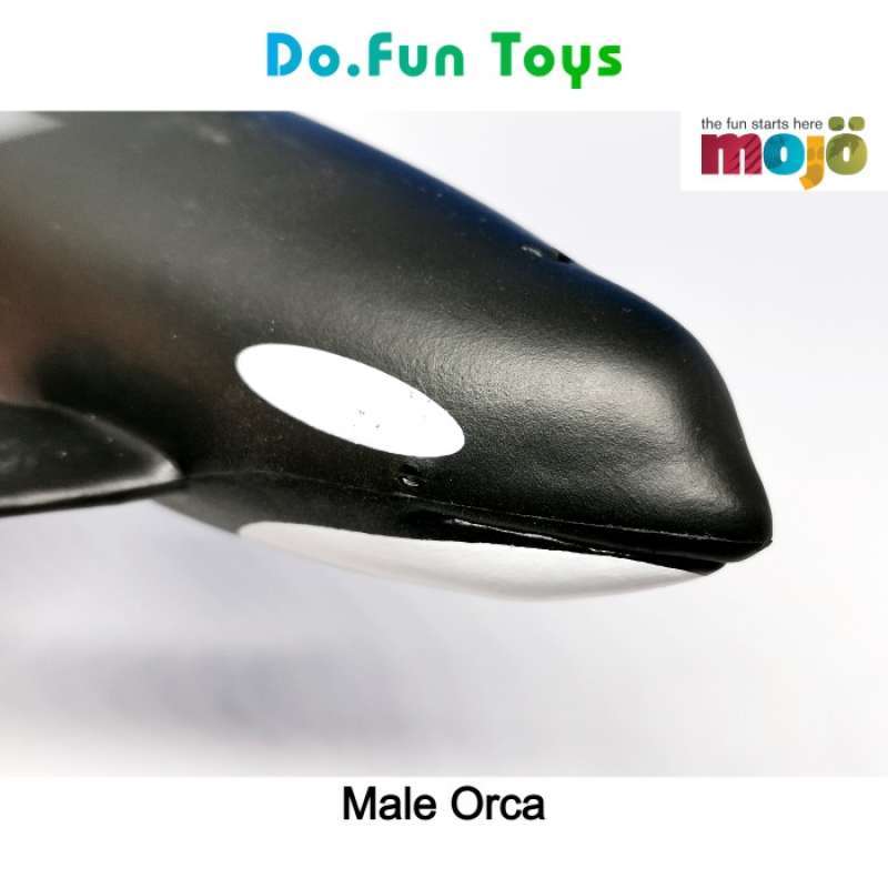 Promo Male Orca Animal Figure / Miniatur Binatang Paus Pembunuh by MOJO ...