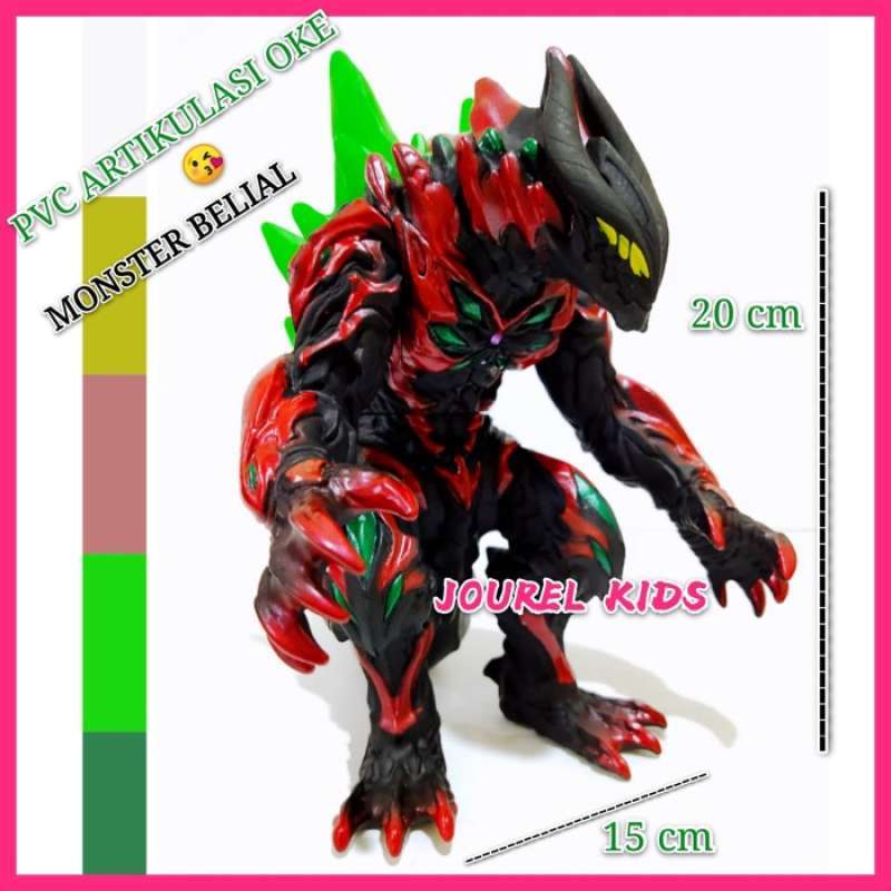 Promo Action Figure Ultraman Zero Kaiju Monster Belial Galaxy Beria ...