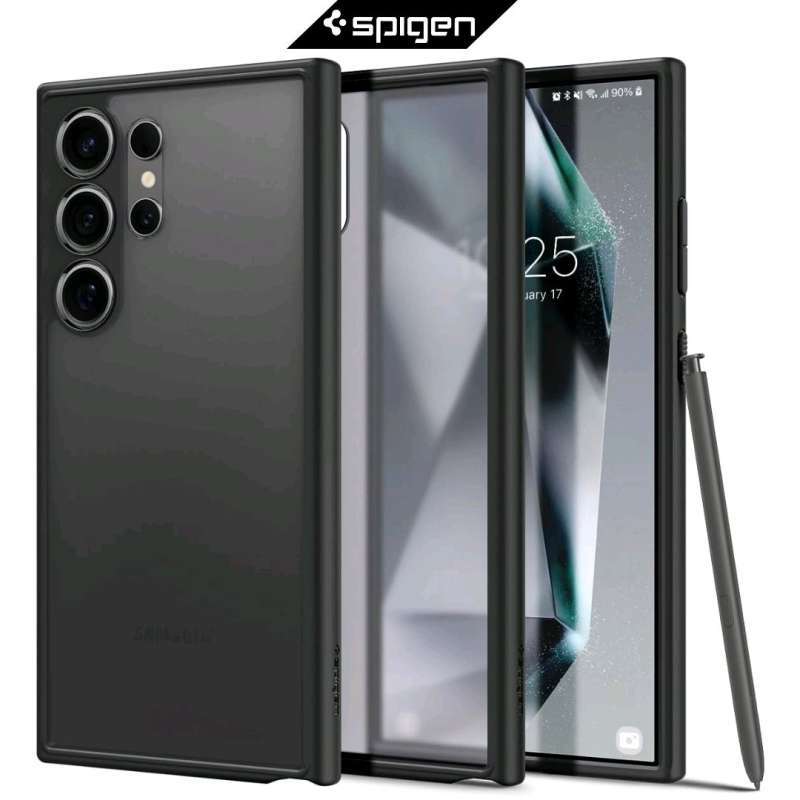 Jual Case Samsung Galaxy S24 Ultra 5G Spigen Ultra Hybrid Clear Armor Anti Crack Casing - Matte ...