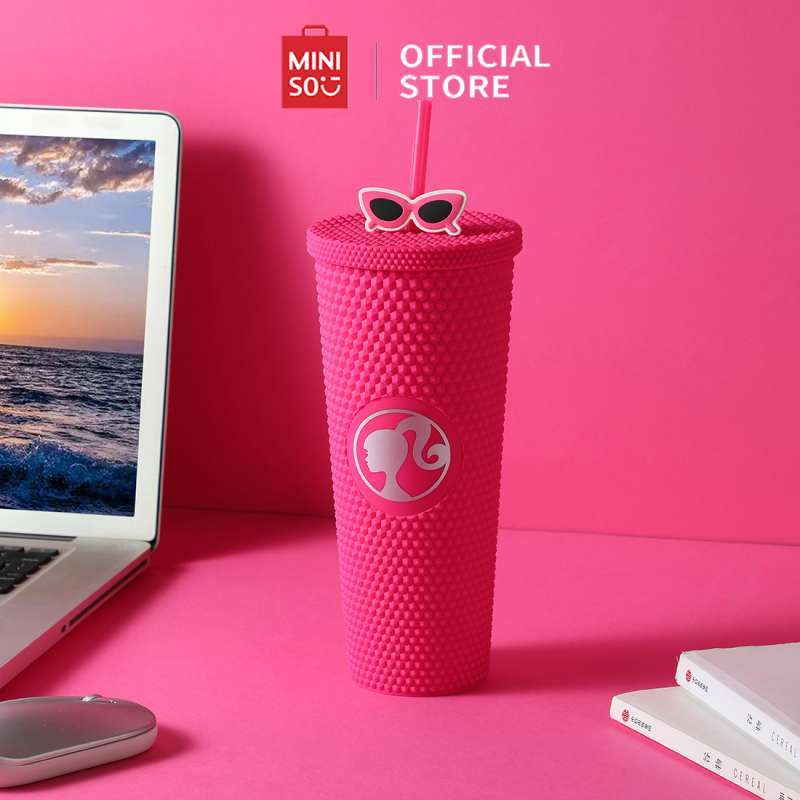 Jual Miniso X Barbie Series Botol Minum Durian Straw Cup 700Ml di ...