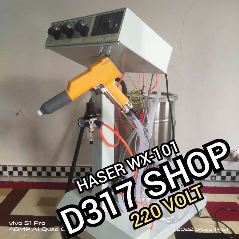 Jual Powder Coating Machine WX-958 Mesin Spray Gun Cat Bubuk 45 Liter ...