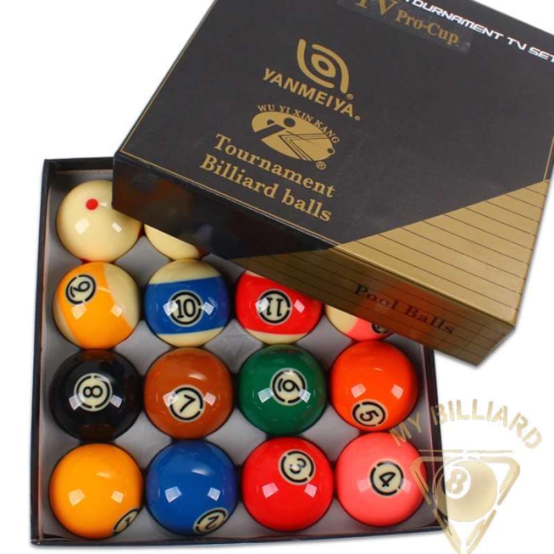 Jual Bola billiard 9 feet set - Yanmeiya 57,2 mm Model Duramith TV Pro ...