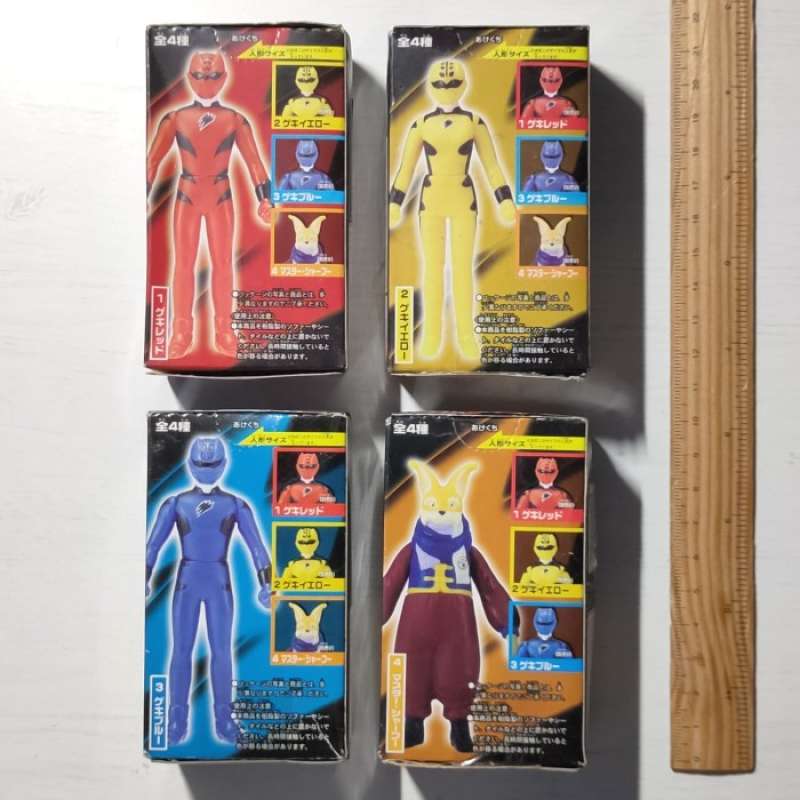 Promo Full Set RHS 8 cm Sentai Gekiranger Action Figure BANDAI Rare ...