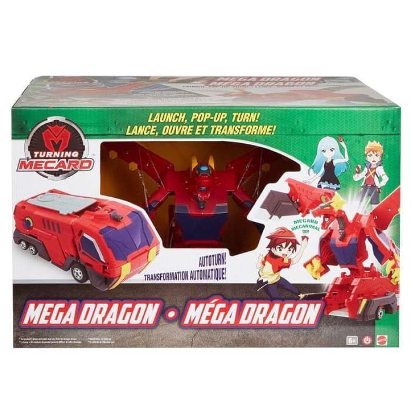 Promo Turning mecard mecanimals mega dragon vehicle Diskon 23% di ...