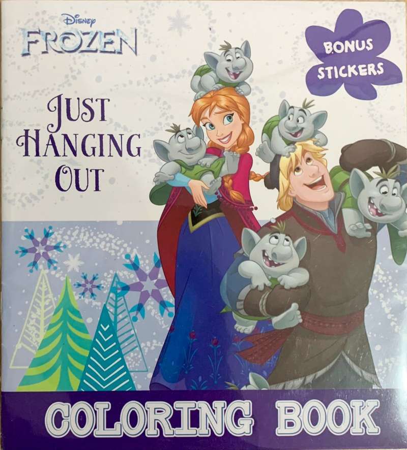 Jual Disney Frozen Coloring Book with Bonus Stickers Buku Mewarnai Anak ...