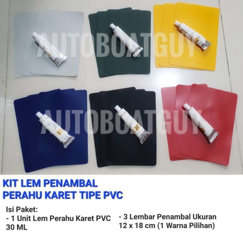 Promo Kit Lem Penambal Perahu Karet Pvc Lcr - Set Tambal Bocor Boat Diskon 9% Di Seller Saquila ...