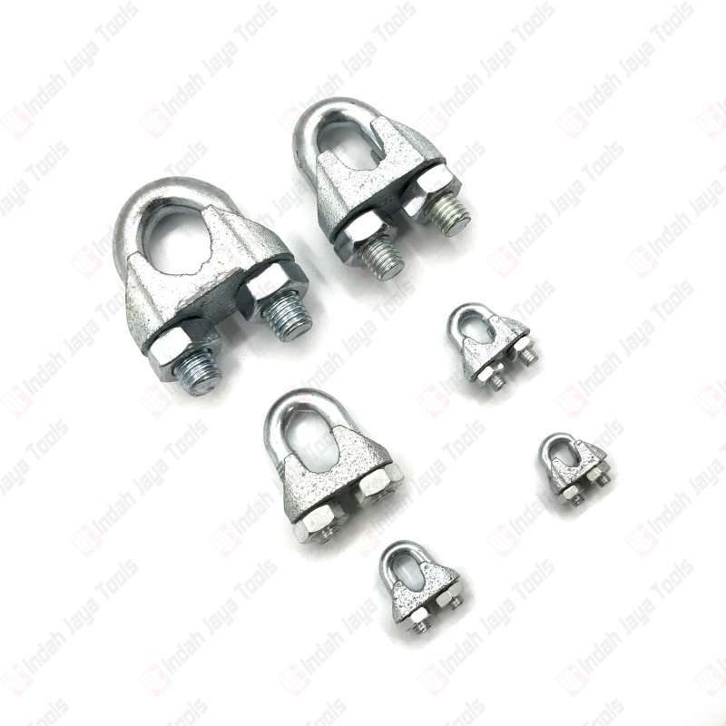 Jual Klem Seling 3 5 6 8 10 12 16 Kuku Macan Clamp Sling Penjepit Clamp ...