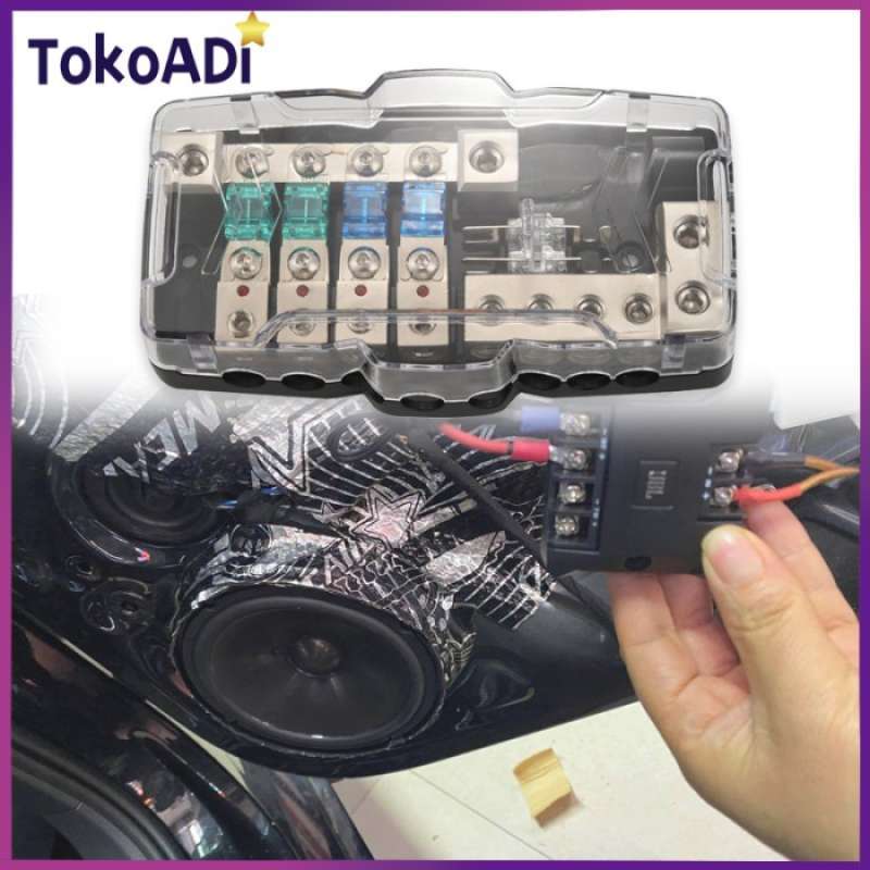 Promo FUSE BLOCK DAN GROUND BLOCK 4 WAY ANL HIGH END GROUND BLOCK AUDIO ...