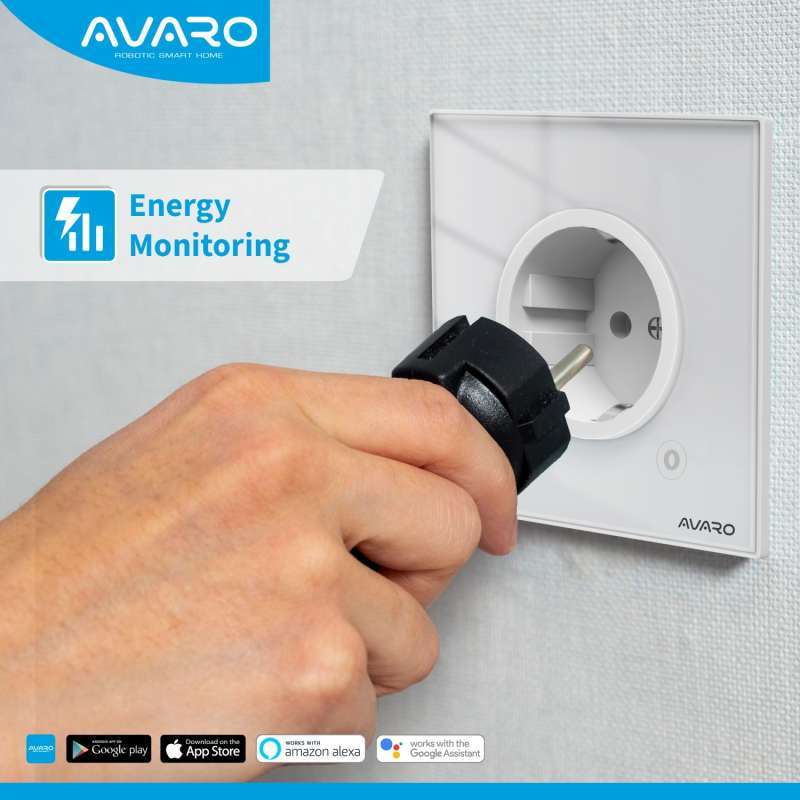 Promo Avaro Wifi Smart Wall Socket Colokan Listrik Dinding 16a (3000w ...