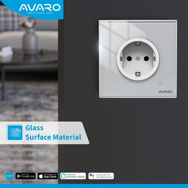 Promo Avaro Wifi Smart Wall Socket Colokan Listrik Dinding 16a (3000w ...