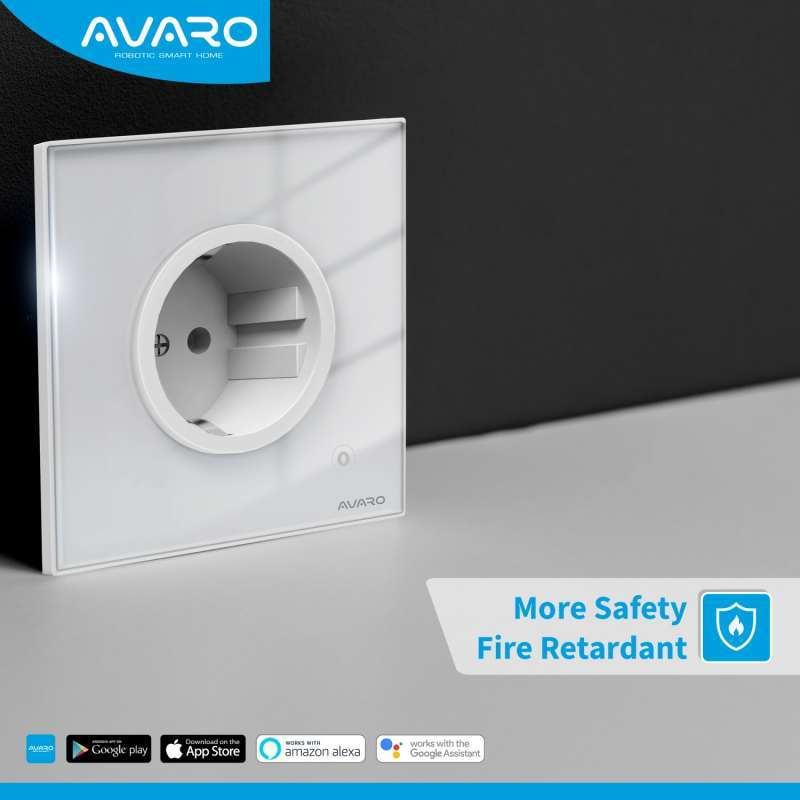 Promo Avaro Wifi Smart Wall Socket Colokan Listrik Dinding 16a (3000w ...
