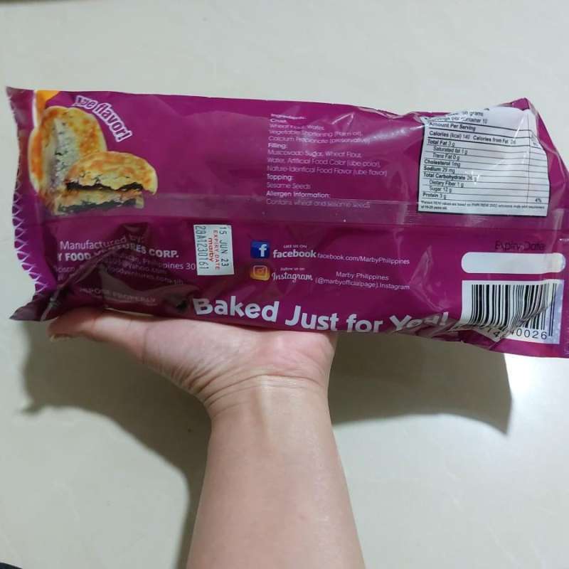 Jual Marby Special Piyaya Ube Flavor 380g Kue Khas Filipina Cemilan Ubi ...