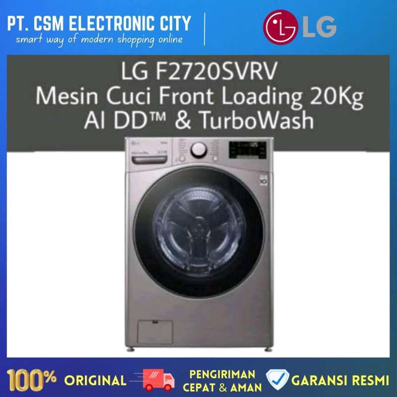 Jual Lg F2720svrv (20 Kg) Mesin Cuci Front Loading Inverter [garansi Resmi] Di Seller Pt. Csm ...