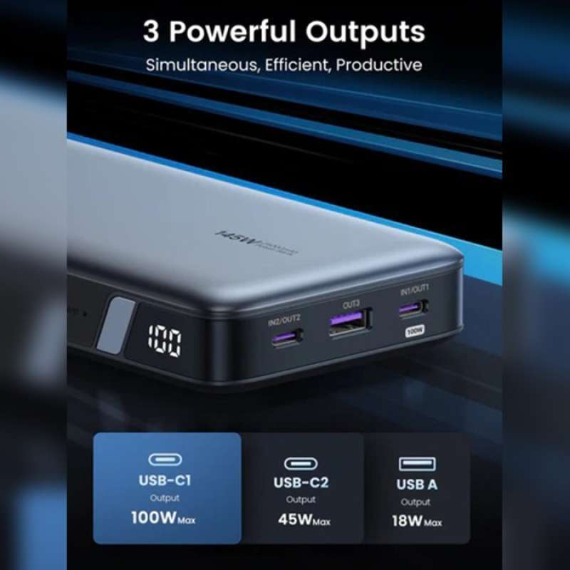 Jual Ugreen Powerbank 100w 20000mah Gray Di Seller Cellular World Official Store - Cellular ...