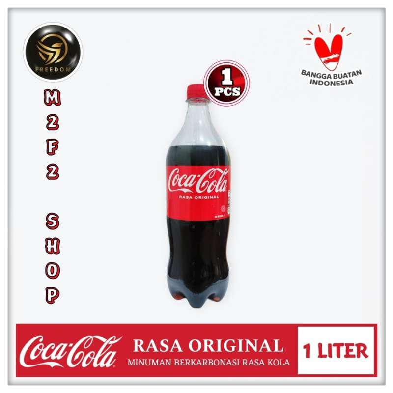 Promo Coca Cola Minuman Bersoda Botol Plastik Pet - 1000 Ml | 1 Liter ...