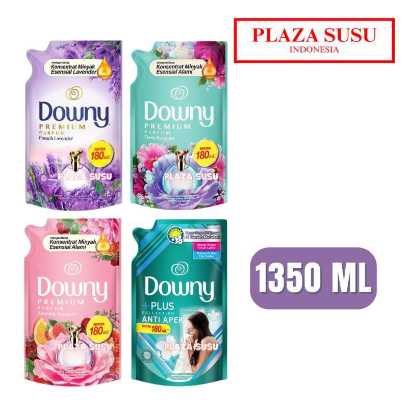 Jual Downy Softener 1350 Ml Downy Konsentrat Pakaian Pewangi & Pelembut Baju - Adorable Di ...