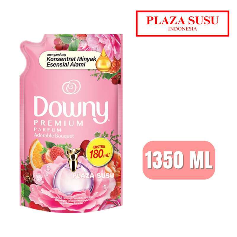 Jual Downy Softener 1350 Ml Downy Konsentrat Pakaian Pewangi & Pelembut Baju - Adorable Di ...