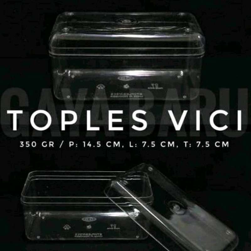 Jual Gb Toples Vici 350gr Gaya Baru Persegi Panjang Di Seller Toko Bahan Kue 72 - Condong Catur ...