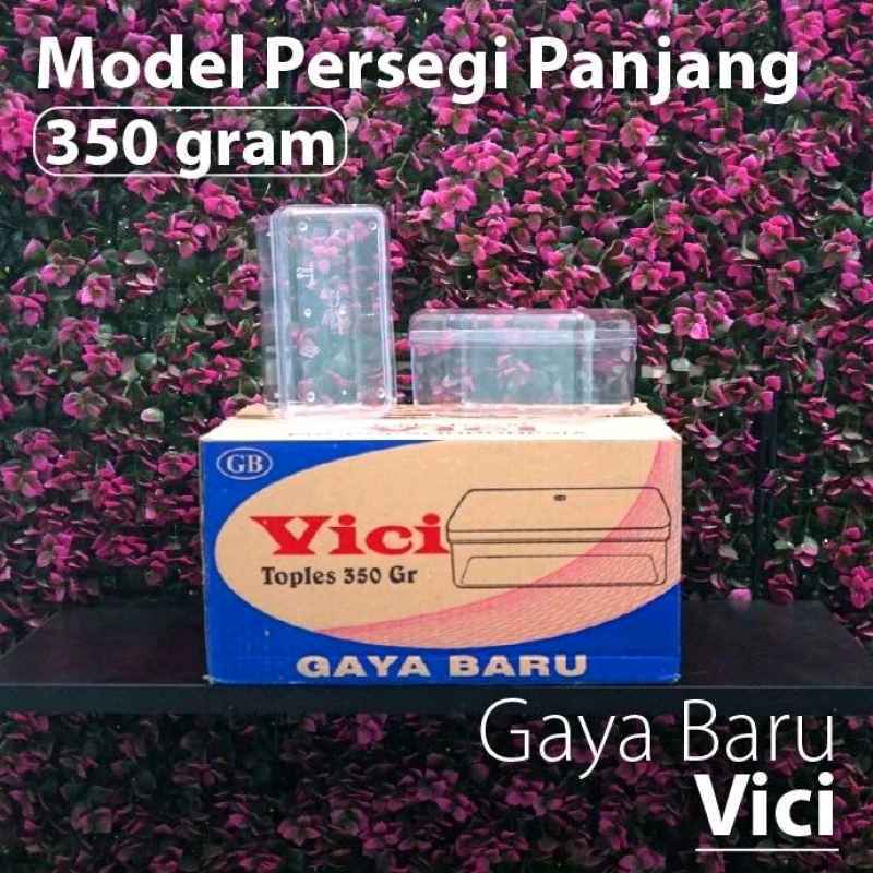 Jual Gb Toples Vici 350gr Gaya Baru Persegi Panjang Di Seller Toko Bahan Kue 72 - Condong Catur ...