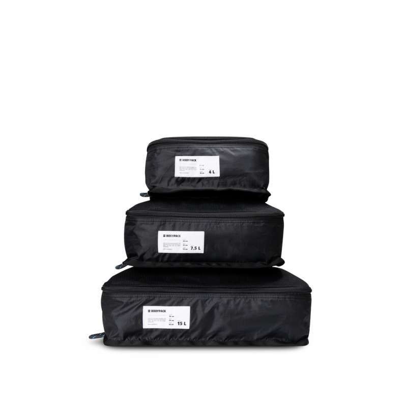 Jual Bodypack Trav Pack 3 In 1 Packing Cube - Black Di Seller Bodypack ...