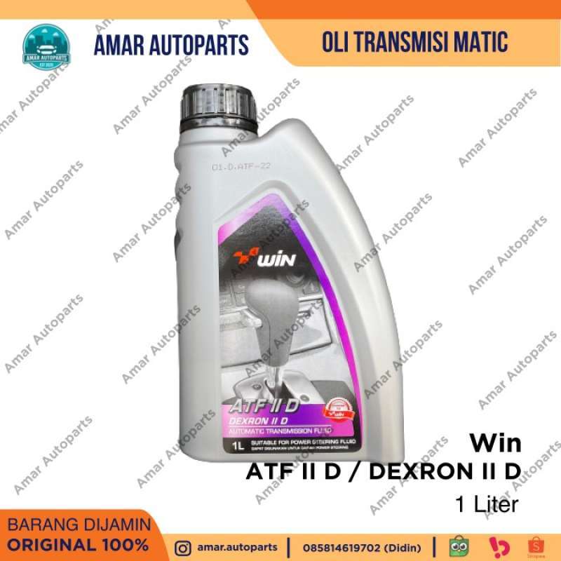 Promo Oli Transmisi Matic Merk Win Atf Ii D (automatic) - 1 Liter Diskon 9% Di Seller Dharmajati ...