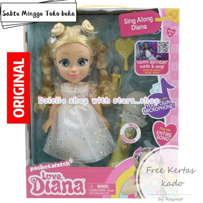 Promo Love Diana Sing Along Happy Birthday Song Diskon 23% Di Seller ...