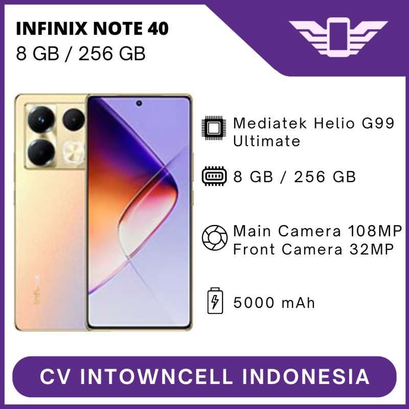 Jual Infinix Note 40 8/256gb Garansi Resmi - Promo Di Seller Cv Intown Cell Indonesia - Alamat ...
