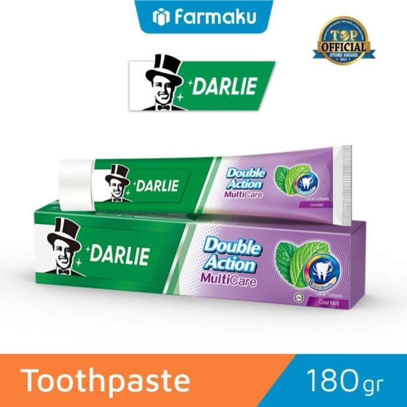 Promo Darlie Toothpaste Double Action Multicare Tube 180 G Diskon 21% ...