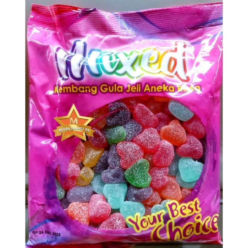 Jual Permen Jelly 1 Kg Import Malaysia | Waisun Fruit Mixed Pastilles ...