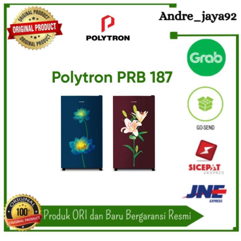Jual Kulkas Polytron 1 Pintu Prb 187 Lb / Prb-187lb 180l 100% Ori Di ...