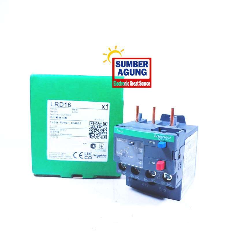 Jual Overload Schneider Lrd16 Lrd 16 Thermal Overlod 9a - 13a Kontrol ...
