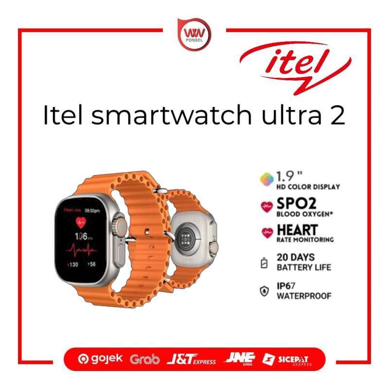 Jual Itel Smartwatch Ultra 2 Large Display Smart Call Di Seller ...