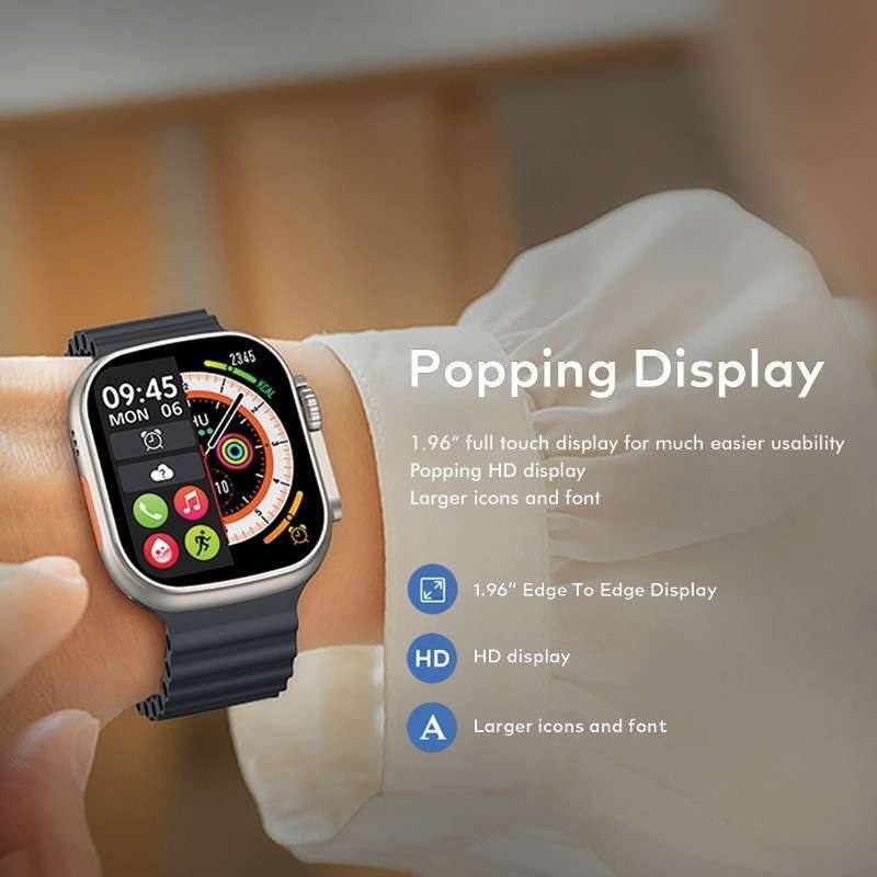 Jual Itel Smartwatch Ultra 2 Large Display Smart Call Di Seller ...