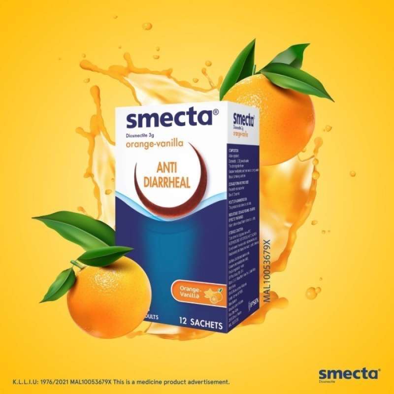 Jual Smecta 12 Sachet/ Anti Diarrhea / Anti Diare / Mules - Dewasa ...