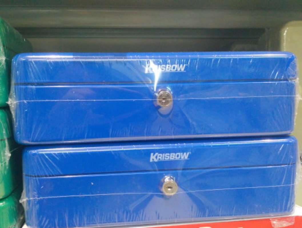 Promo Krisbow Cash Box 12 Inch - Biru Diskon 26% Di Seller Gansirsa ...